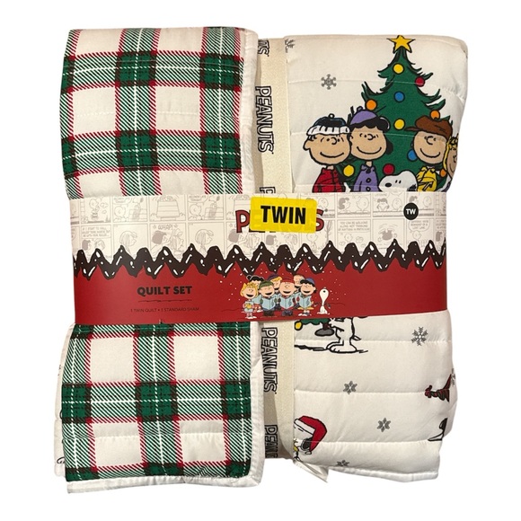 Peanuts | Bedding | Peanuts Twin Quilt And Sham Set | Poshmark